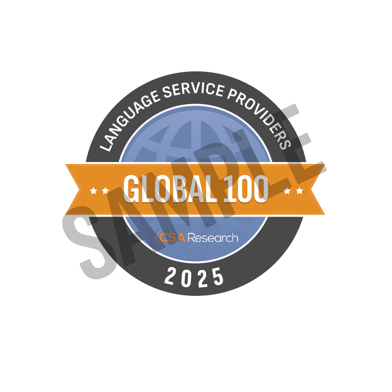 Listing of Global 100 Language Service Providers